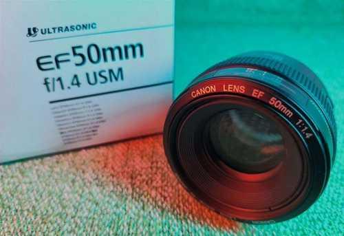 Объектив Canon EF 50mm 1.4 USM Идеальный