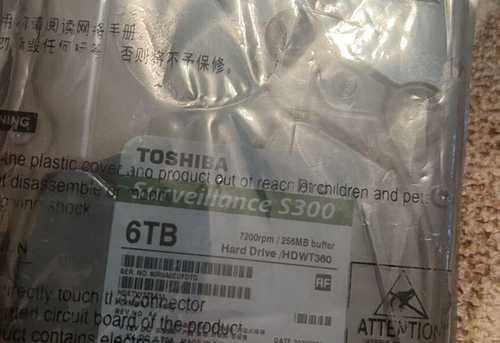 Hdd Toshiba 6 tb S300 pro 256mb новый