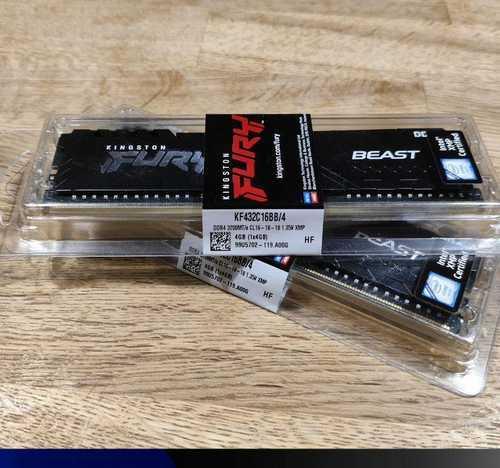 Комплект оперативной памяти Kingston fury Beast 8