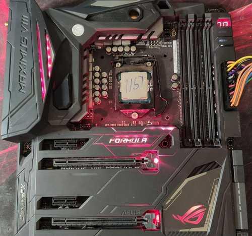 Материнская плата lga 1151 Asus ROG maximus viii f