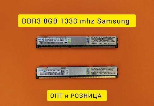 Серверная DDR3 8GB 1333 MHz ECC REG samsung