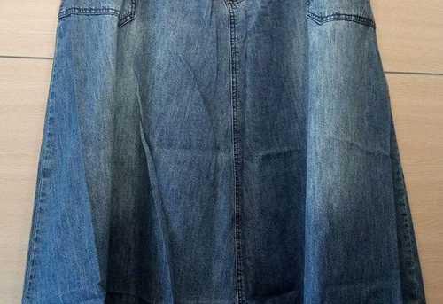 Юбка джинсовая john baner большой размер- 56-58
