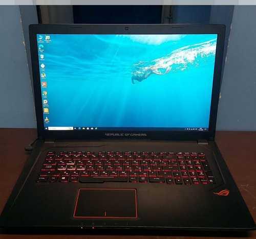 Asus ROG GL753V, i7-7700HQ, GTX 1050 4 Gb, 16 Gb