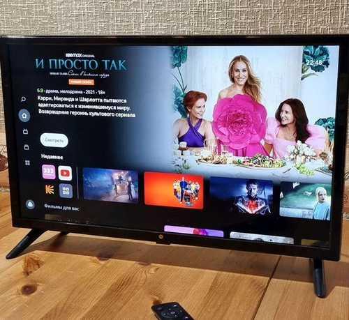 Телевизор HI 24" Smart TV Wi-Fi Bluetooth