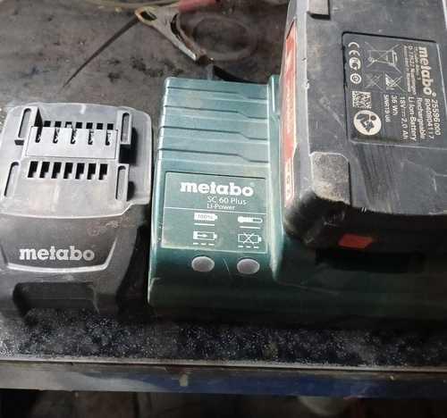 Продам аккумулятор и зарядное устройство Metabo