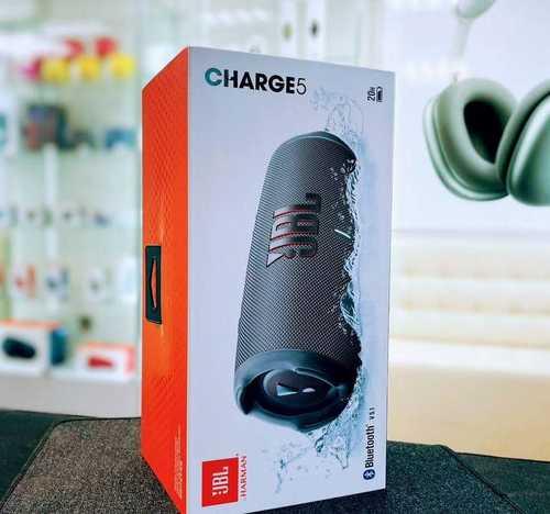 Портативная колонка JBL Charge 5 Grey