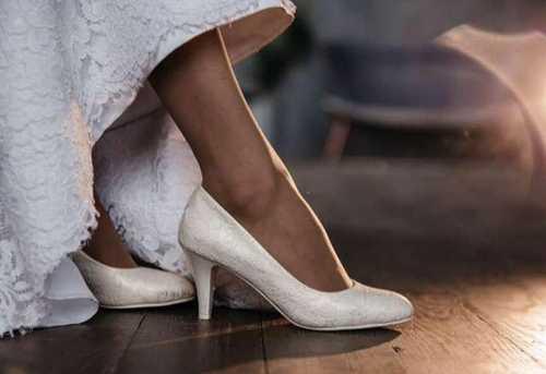 Туфли женские свадебные 37