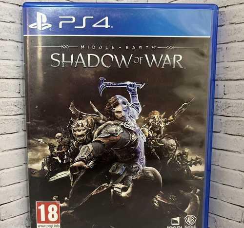 Игра для PS4 Shadow of War