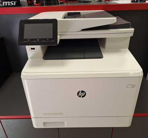 Цветной лазерный мфу HP CLJ M337dw с WiFi