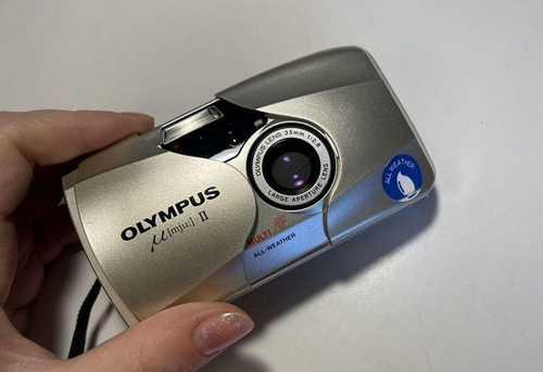 Поеночный фотоаппарат olympus mju ii