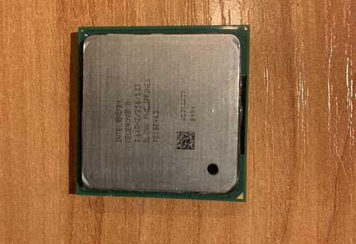 Процессор Intel celeron d 256 533