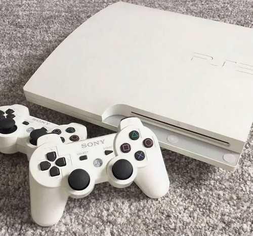 Sony PS3 Slim White 320gb(более 1000 игр)