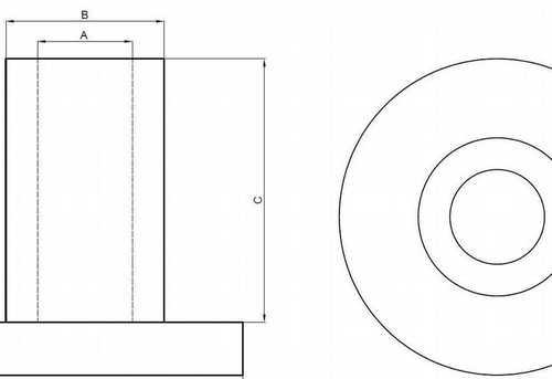 Втулка ковша 70*85*40