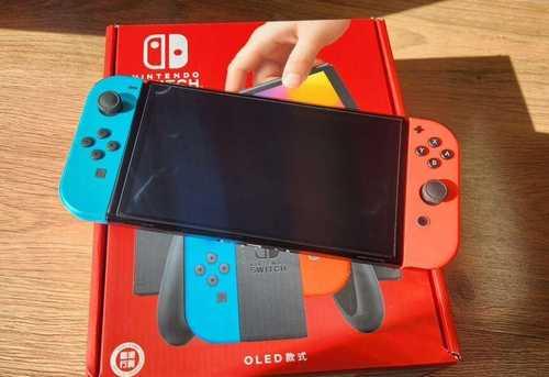 Nintendo Switch Oled+чип+256 gb