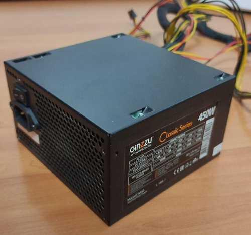 Блок питания Ginzzu 450W