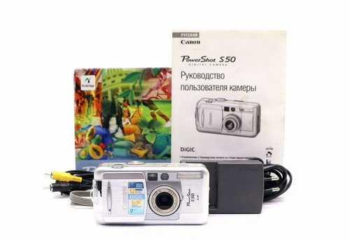 Canon PowerShot S50 в упаковке