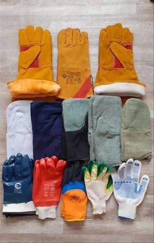 Краги, перчатки, рукавицы рабочие