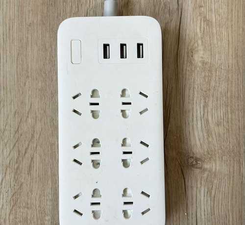Удлинитель xiaomi Mi Power Strip 6 CXB6-1QM