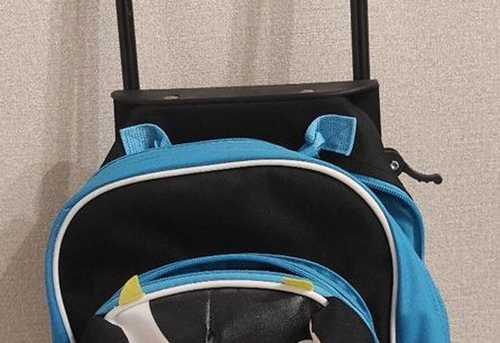 Рюкзак-чемодан детский на колёсиках
