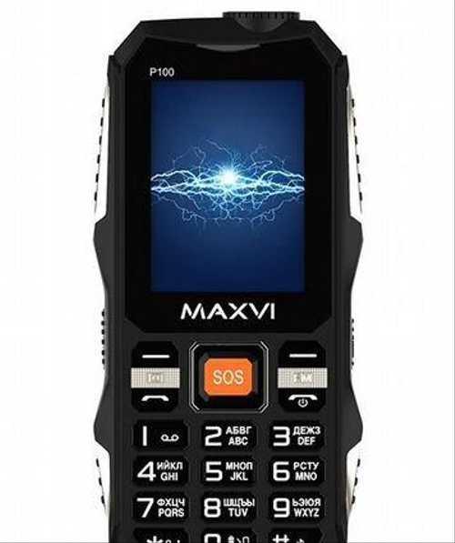 Сотовый телефон Maxvi P100 2.4" Black GSM