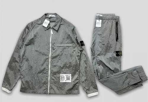 Костюм Stone island Nylon Metal серебро (M-XXL)