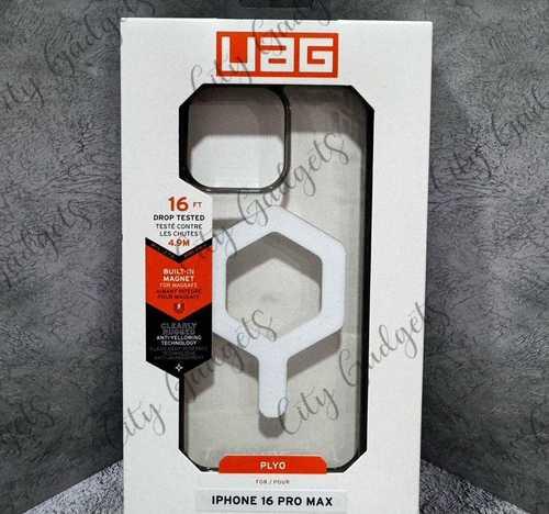 Чехол Uag Plyo для iPhone 16 Pro Max (Ash/White)