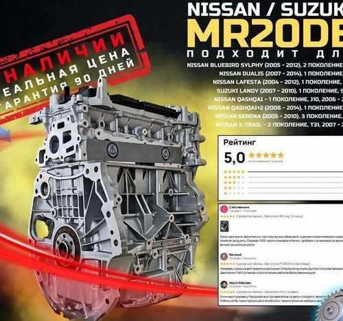 Двигатель MR20DE Nissan(2.0 )
