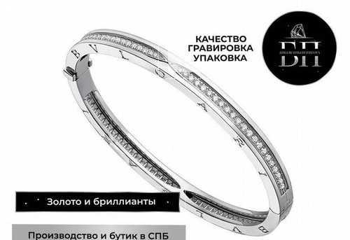 Браслет Bvlgari B.zero1, белое золото