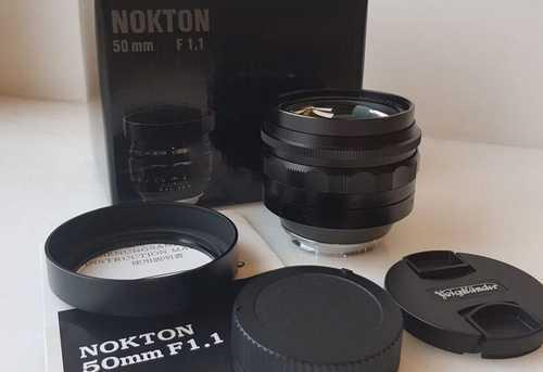 Nokton 50 mm f/1.1 Leica-M