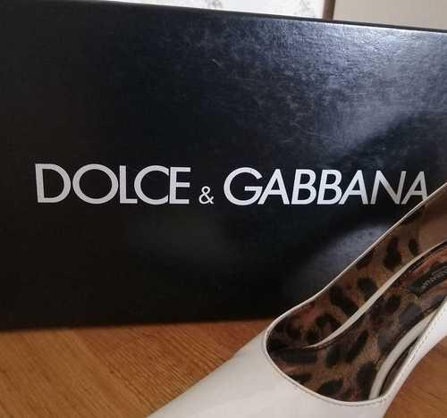 Туфли белые Dolce & Gabbana оригинал