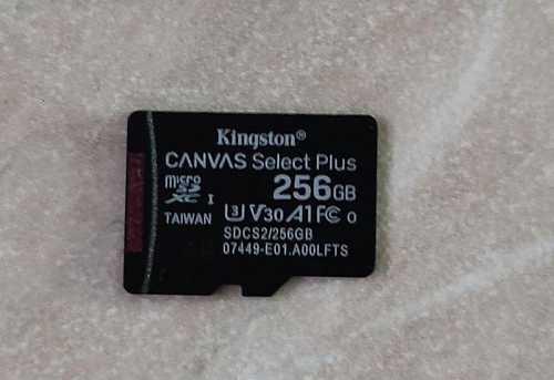 Micro SD XC Kingston 256GB
