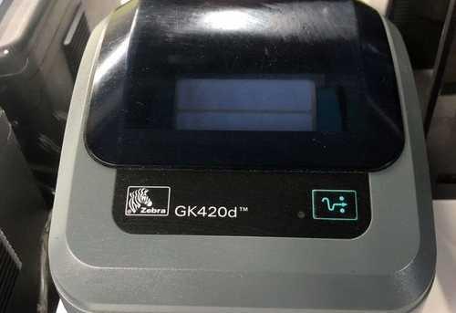 Принтер Термальный принтер этикеток zebra GK420D