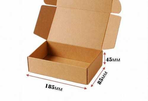 Самосборные коробки 185х85х45мм Бурый 100шт