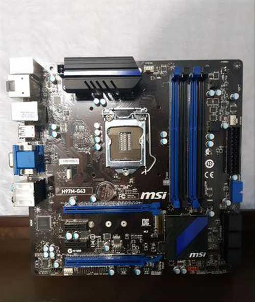 Материнская плата asus MSI H97M-G43 LGA 1150