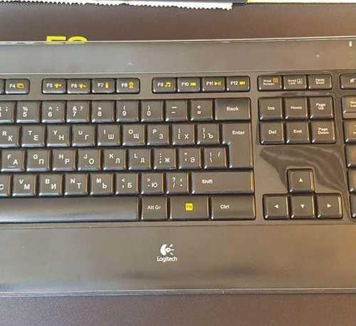 Клавиатура logitech k800 беспроводная подсветкой