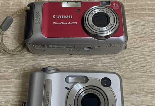 Компактный фотоаппарат canon casio