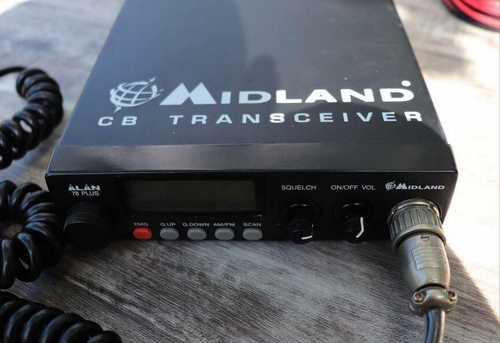 Рация midland alan 78 plus в комплекте с антенной