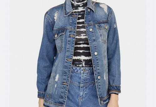 Джинсовая куртка stradivarius M