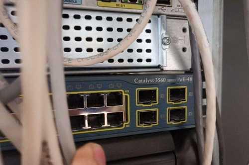 Коммутатор Cisco C3560 PoE 48