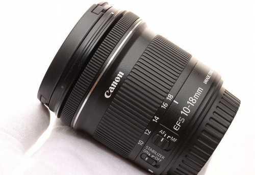 Canon EF-S 10-18 IS STM Объектив Фотокамеры