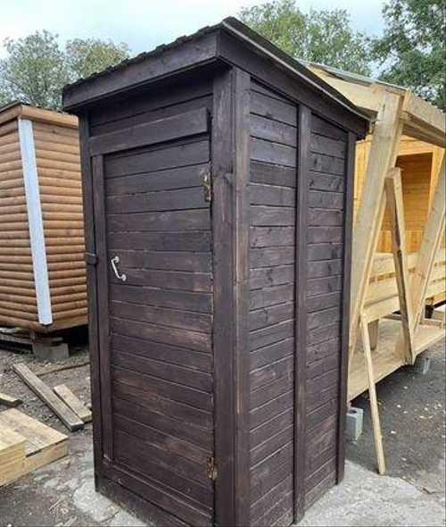 Туалет деревянный