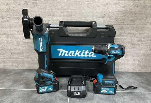 Набор Makita 2 в 1 шуруповерт болгарка ушм