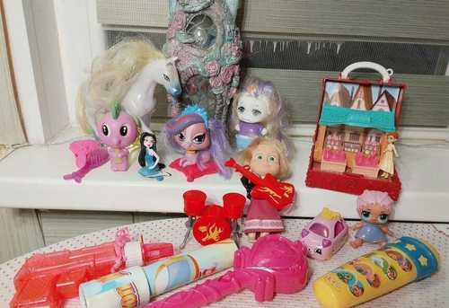 Детские игрушки пакетом для девочки от года