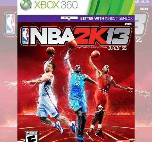 NBA 2K13 (Xbox 360, англ, бу)