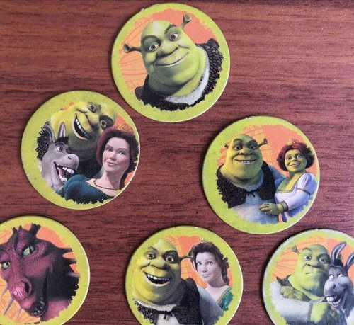 Фишки сотки кэпсы кепсы Шрек Shrek