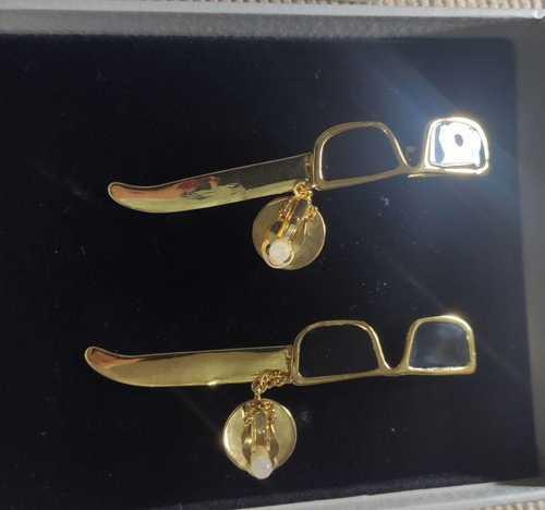 Серьги-клипсы H&moschino