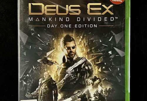 Deus Ex Mankind Divided Издание первого дня Xbox