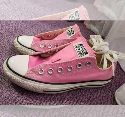 Кеды Converse низкие розовые 38 р-р (24,5 см)