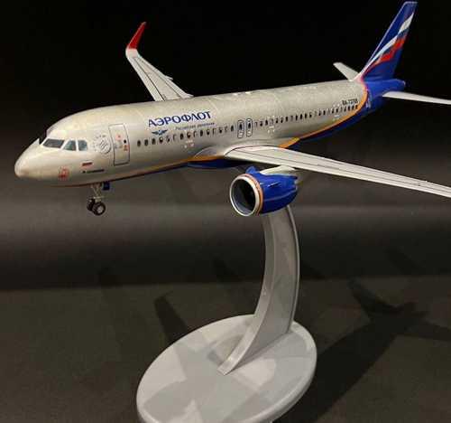 Модель самолета airbus a320Neo аэрофлот aeroflot