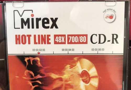 Диски Mirex CD R Hot line. Новые